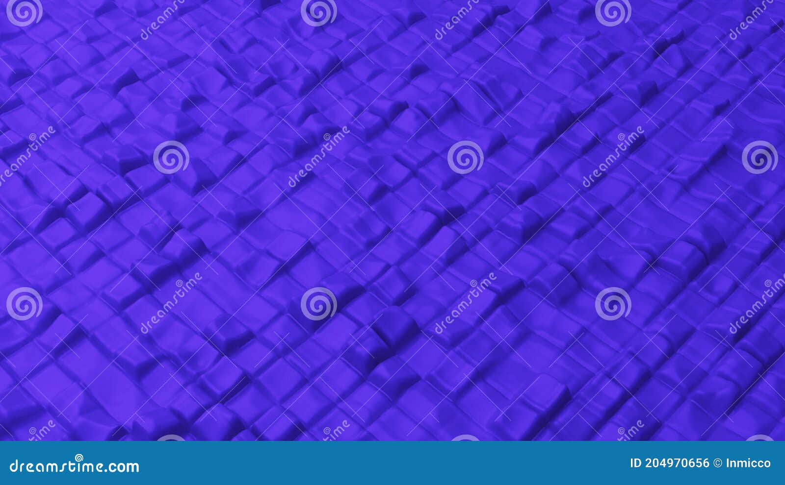 Abstract Background with Blue Grid Smooth Squares. Cell Structure ...