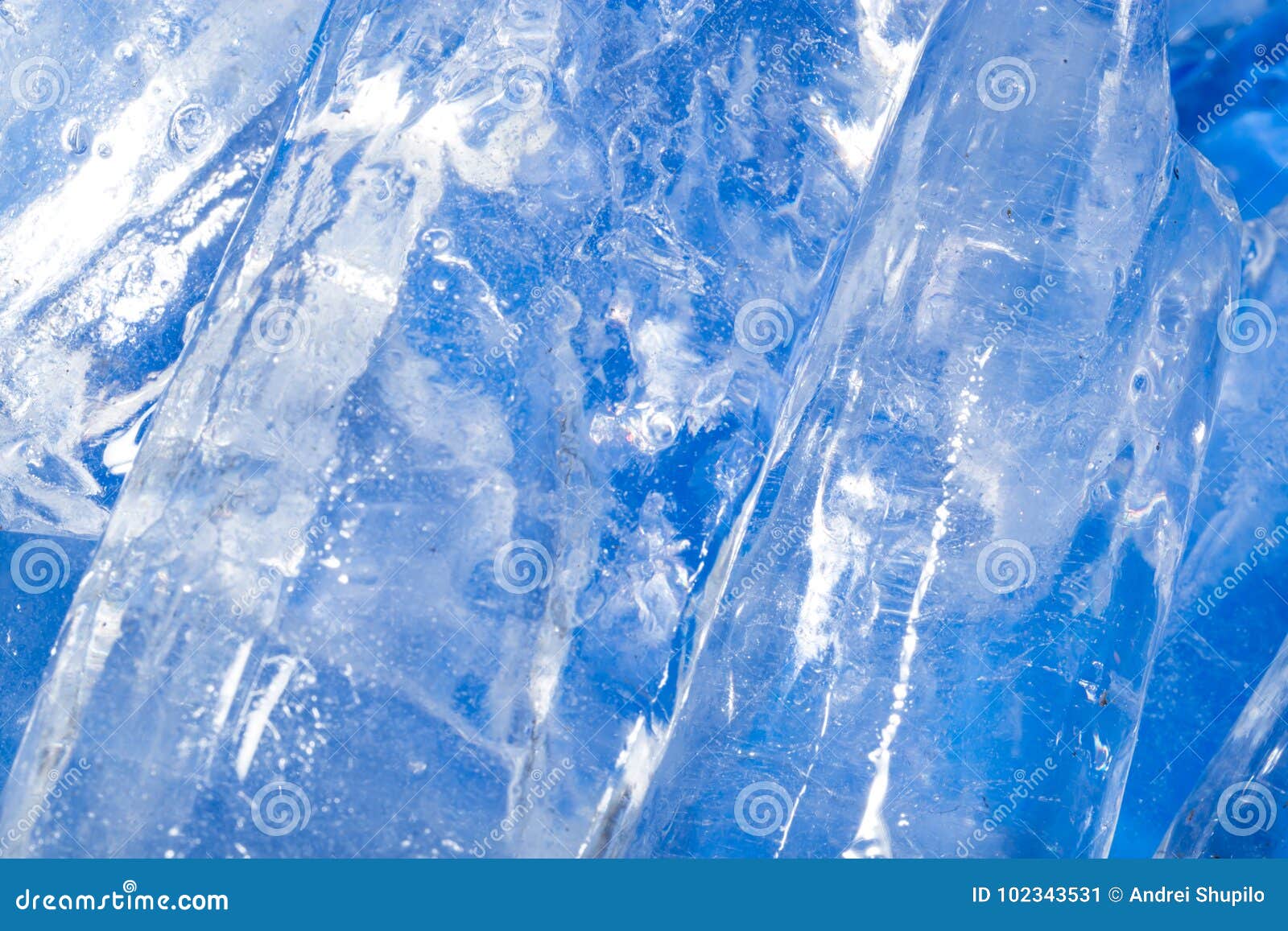 Abstract Background of Blue Ice Stock Image - Image of frigid, fresh ...