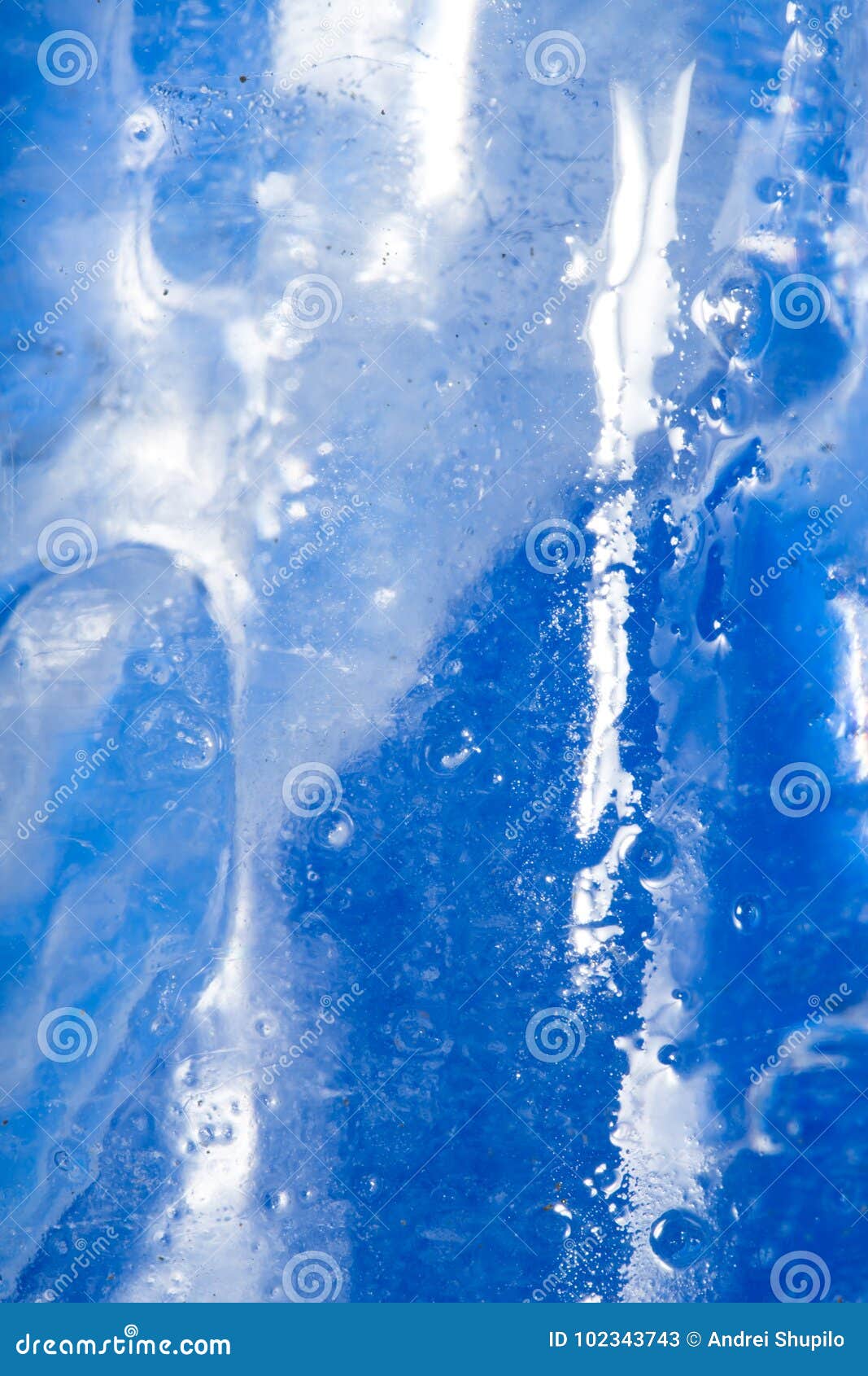 Abstract Background of Blue Ice Stock Image - Image of froze ...