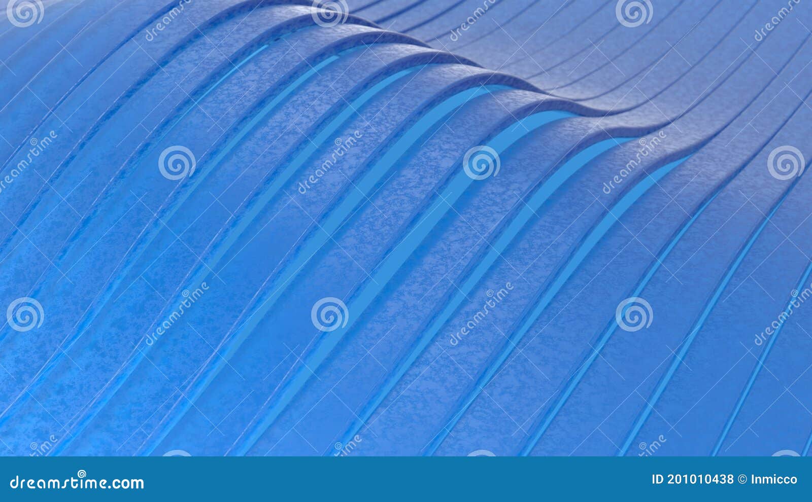 Abstract Background with Blue Ice Wavy Stripes. Abstract Cut Paper ...