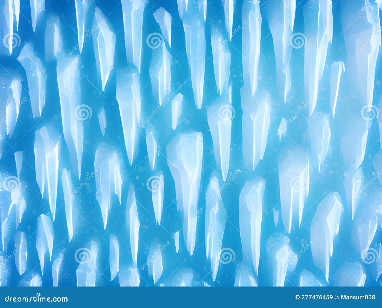 Abstract Background with Blue Ice and White Squares, Ai Generated Stock ...