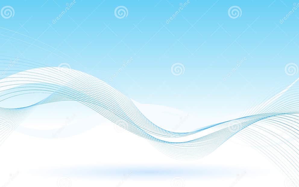 Abstract Background with Blue Lines. Vector Stock Vector - Illustration ...