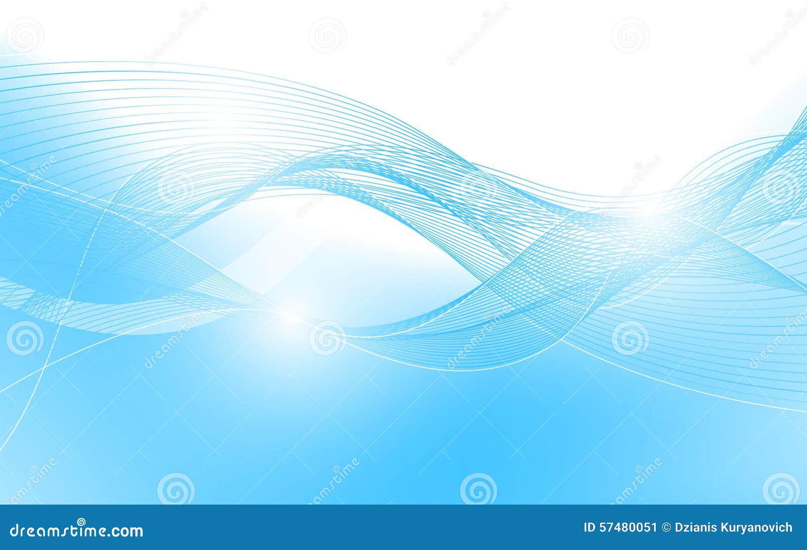 Abstract Background with Blue Lines. Vector Stock Vector - Illustration ...