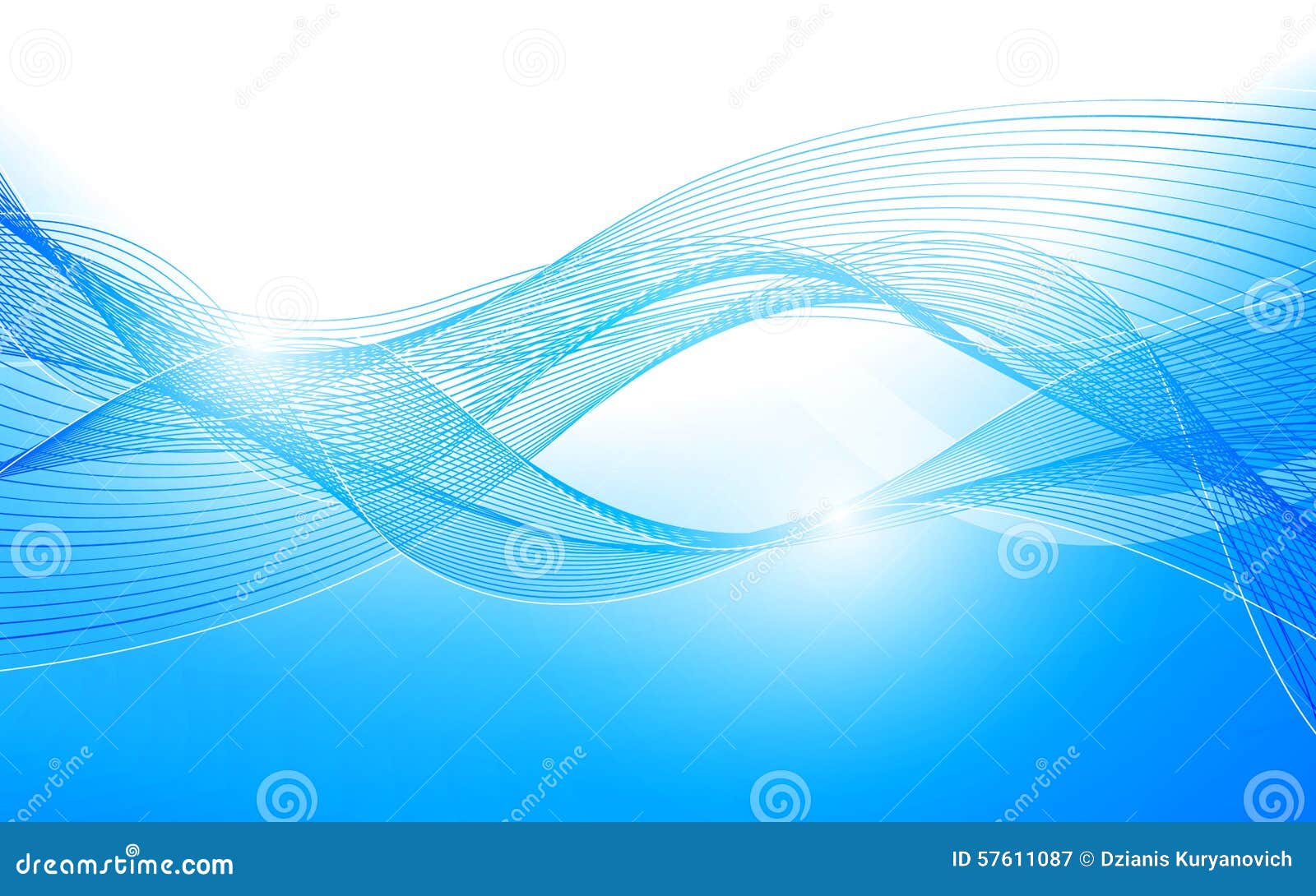Abstract Background with Blue Lines. Vector Illustration Stock Vector ...