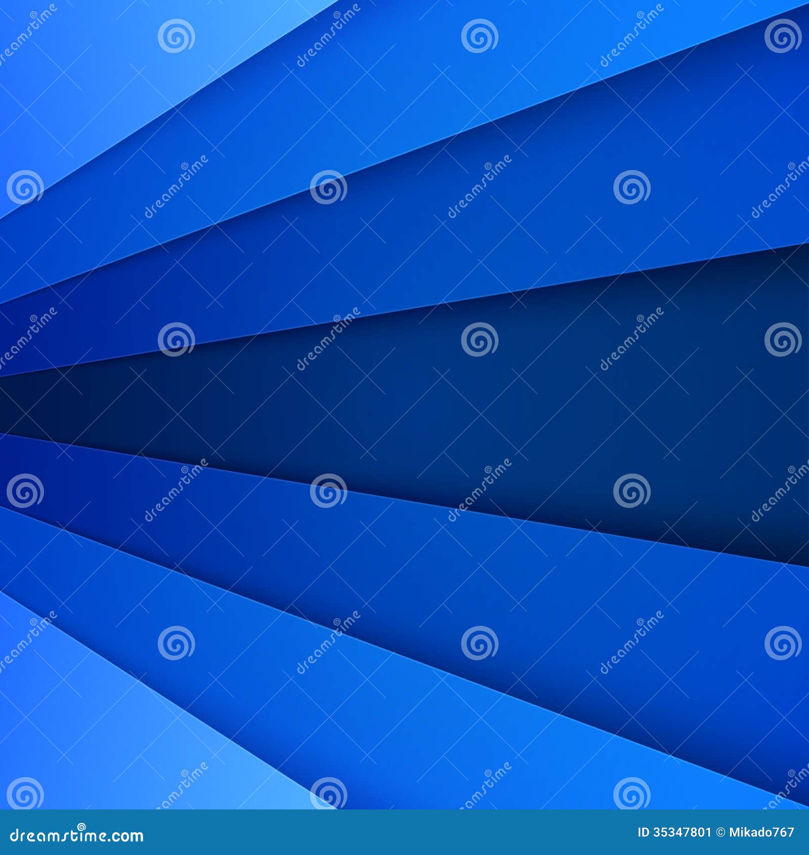 Abstract Background with Blue Paper Layers Stock Vector - Illustration ...