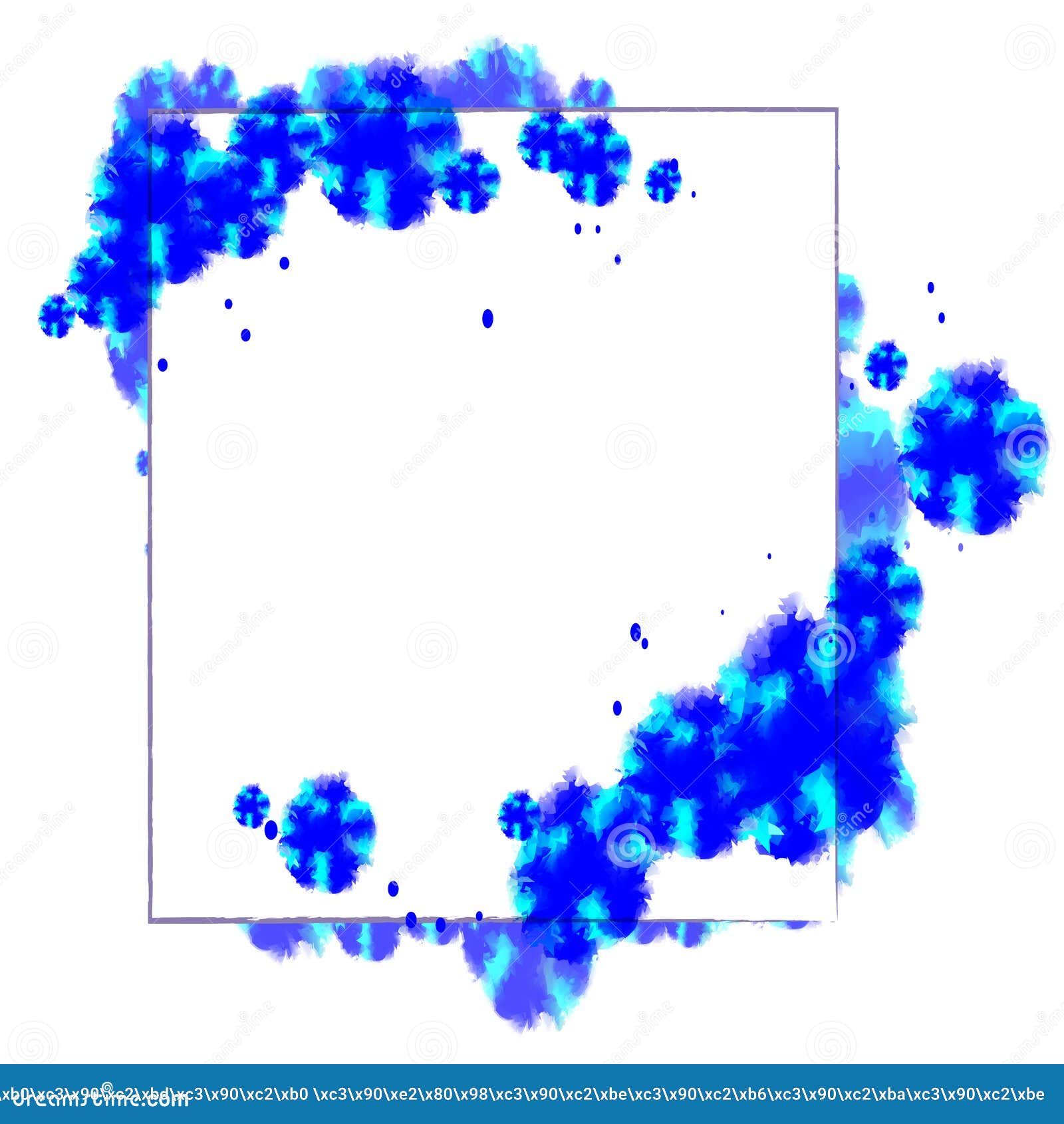 Abstract Background with Blue Patches Stock Illustration - Illustration ...