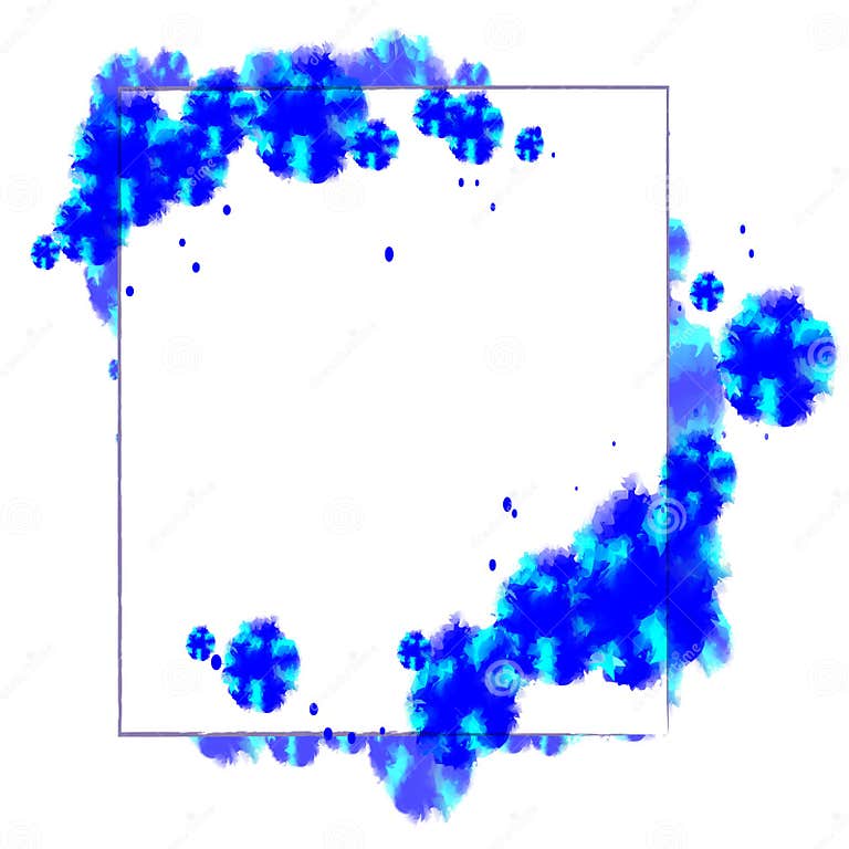 Abstract Background with Blue Patches Stock Illustration - Illustration ...