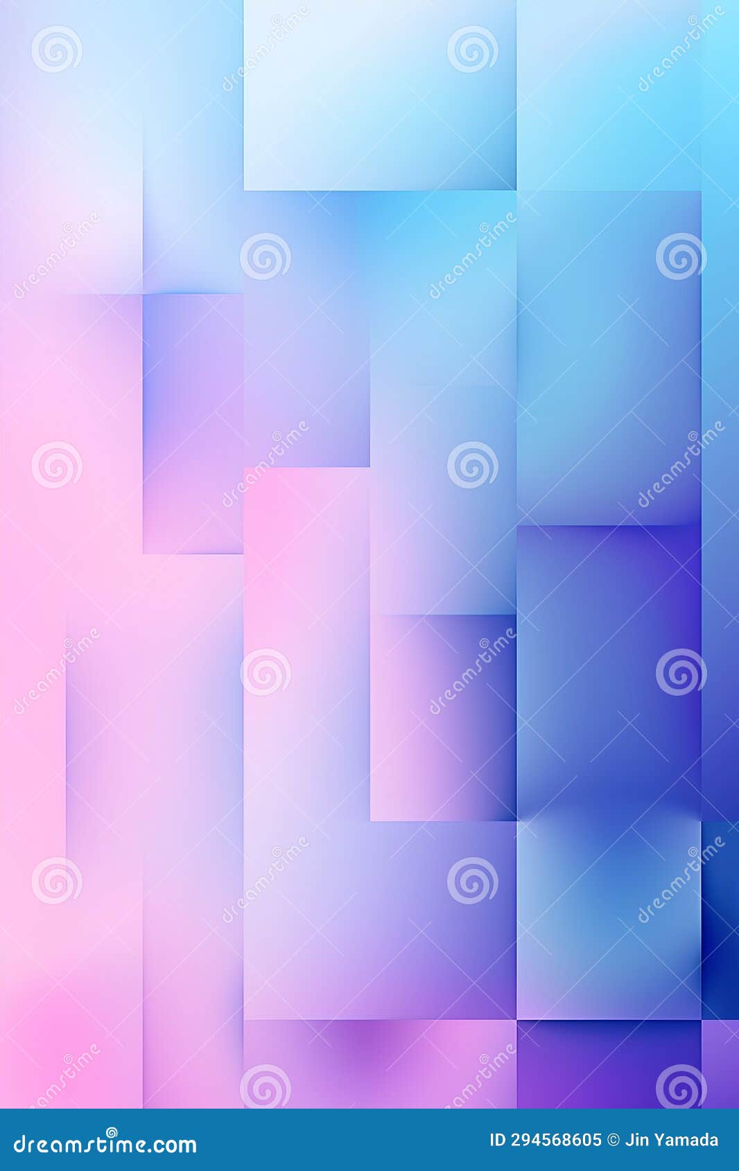 Abstract Background with Blue, Pink and Purple Squares. Vector ...