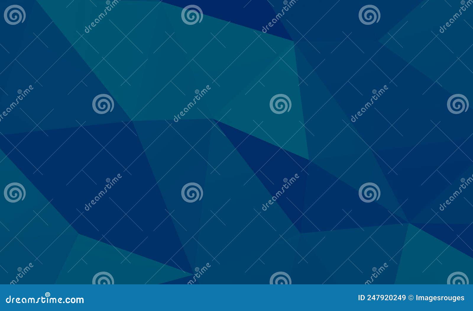 Abstract Background of Blue Polygons Stock Illustration - Illustration ...