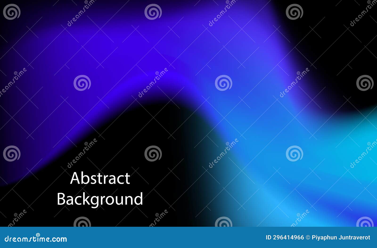 Abstract Background with Blue and Purple Waves Stock Illustration ...