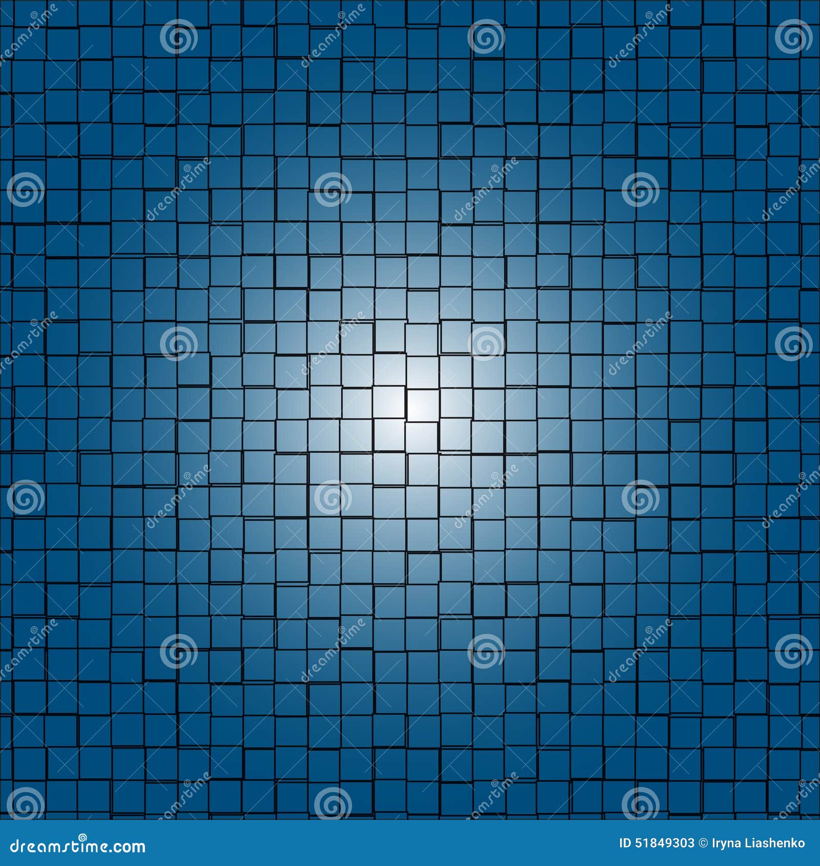 Abstract Background of Blue Rectangles Stock Vector - Illustration of ...