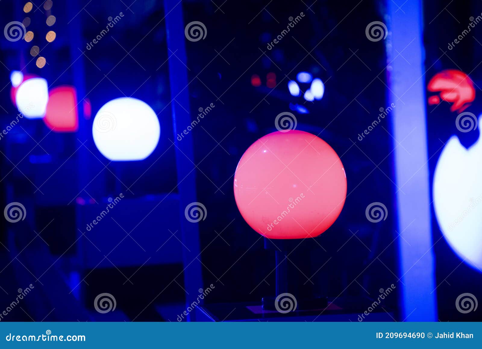 Abstract Background with Blue and Red Lighting Stock Photo - Image of ...