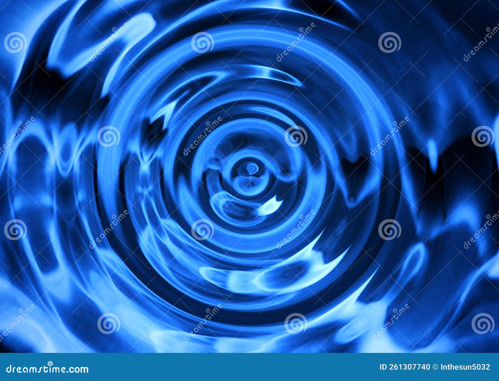Abstract Background of Blue Ripples on Water Surface Stock Illustration ...