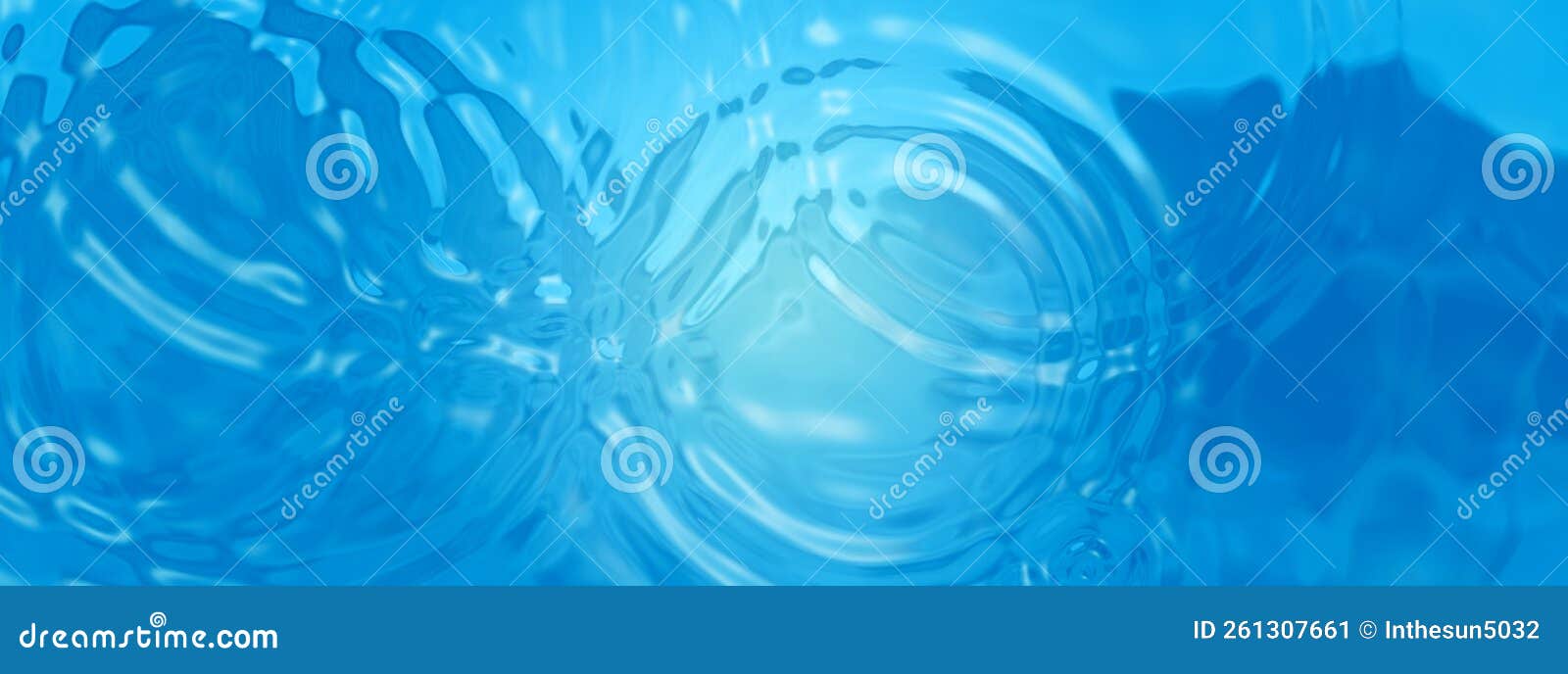Abstract Background of Blue Ripples on Water Surface Stock Image ...