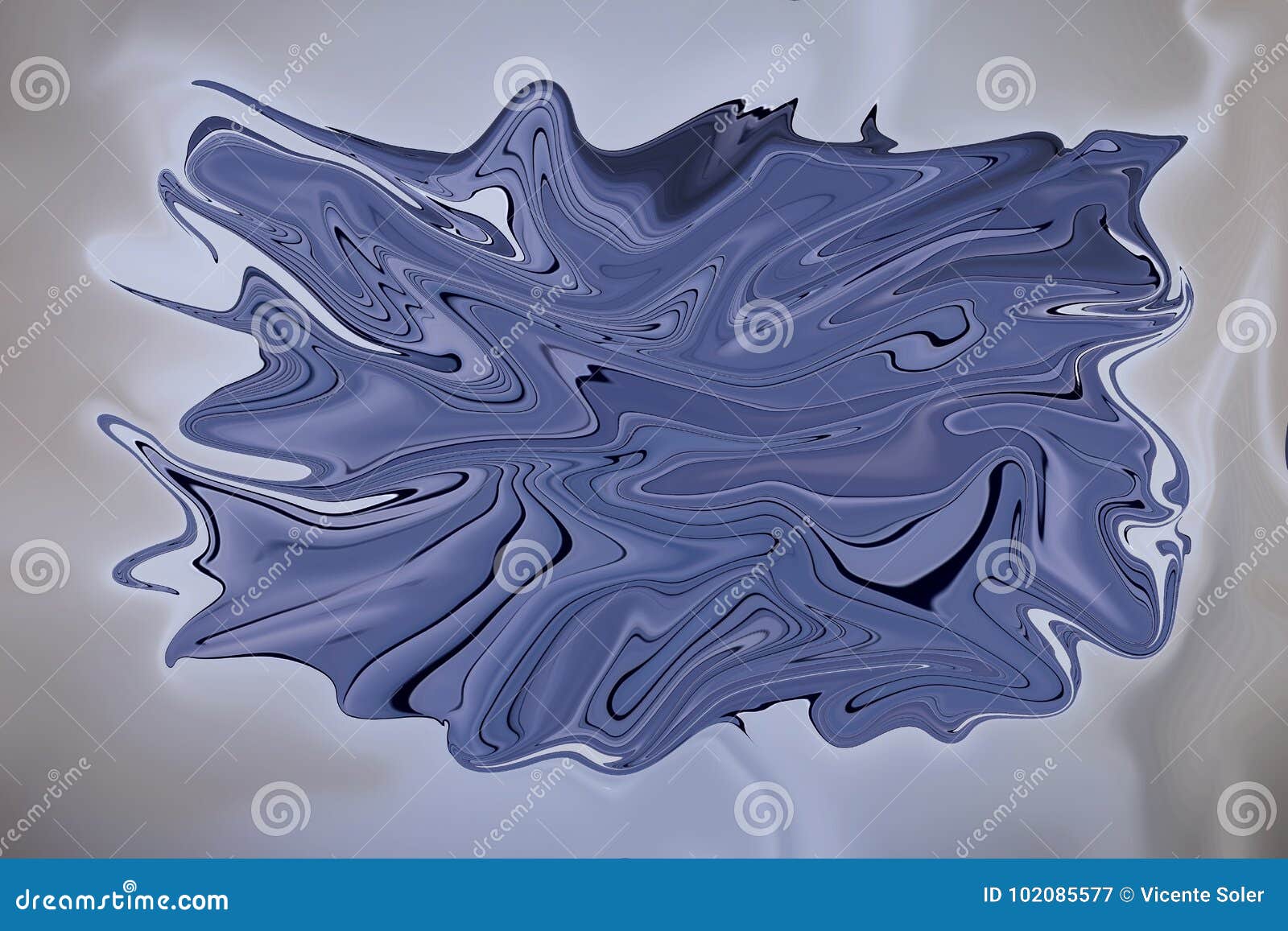 An Abstract Background of a Blue Stain Stock Illustration ...
