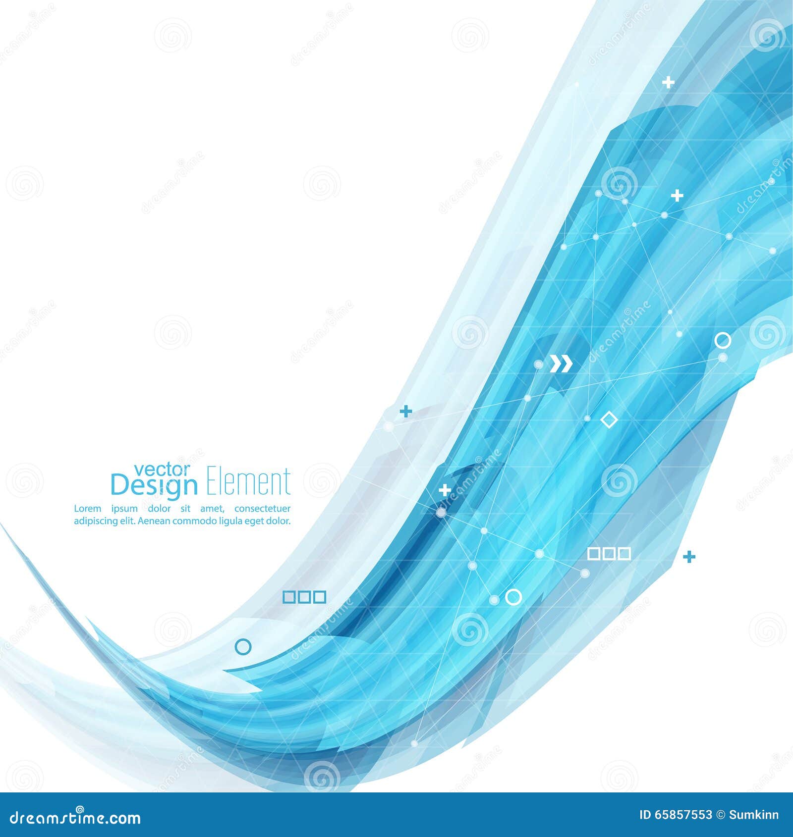 Abstract Background with Blue Stripes Corner. Stock Vector ...