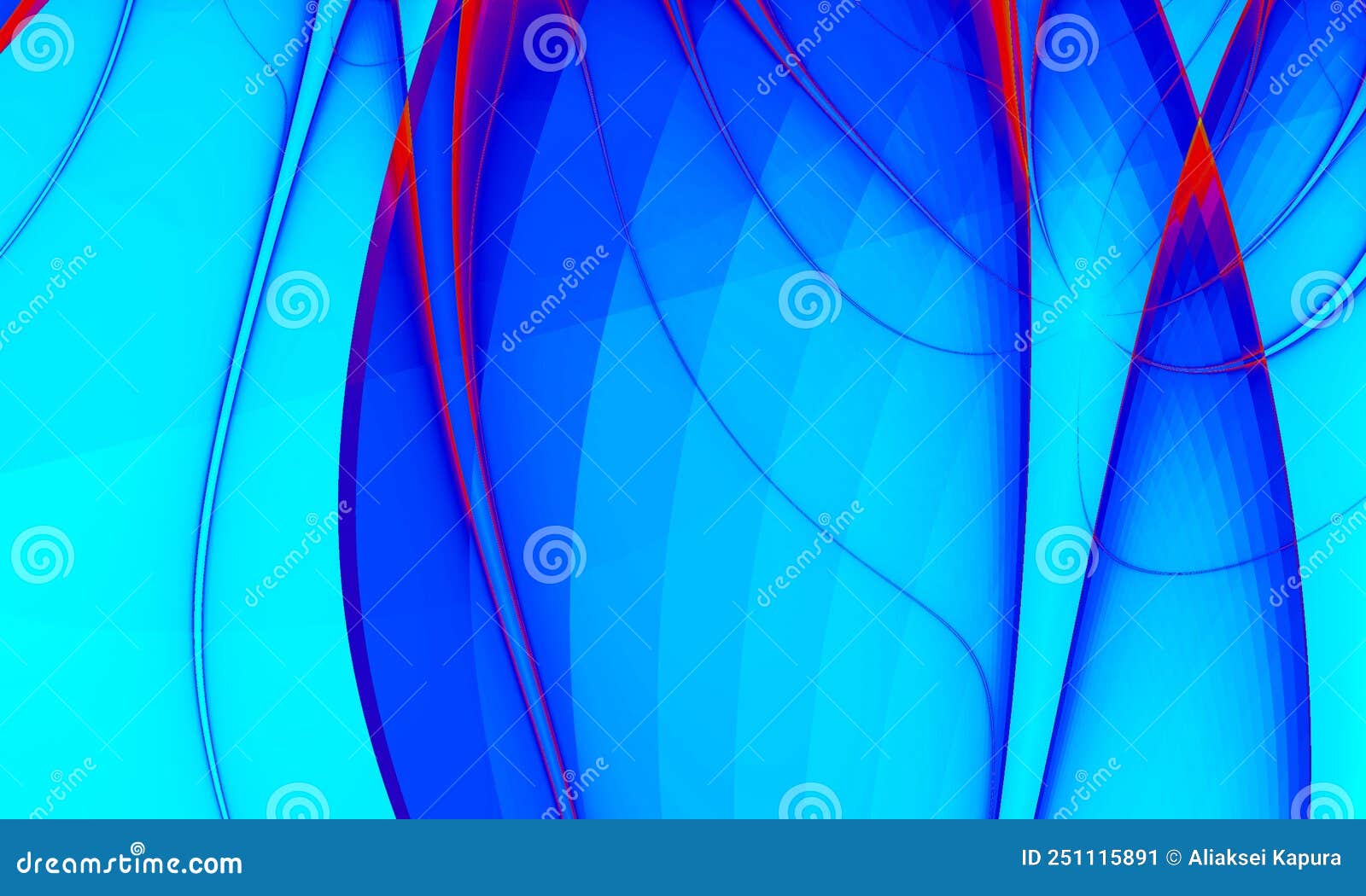 Abstract Background with Blue Stripes Stock Illustration - Illustration ...