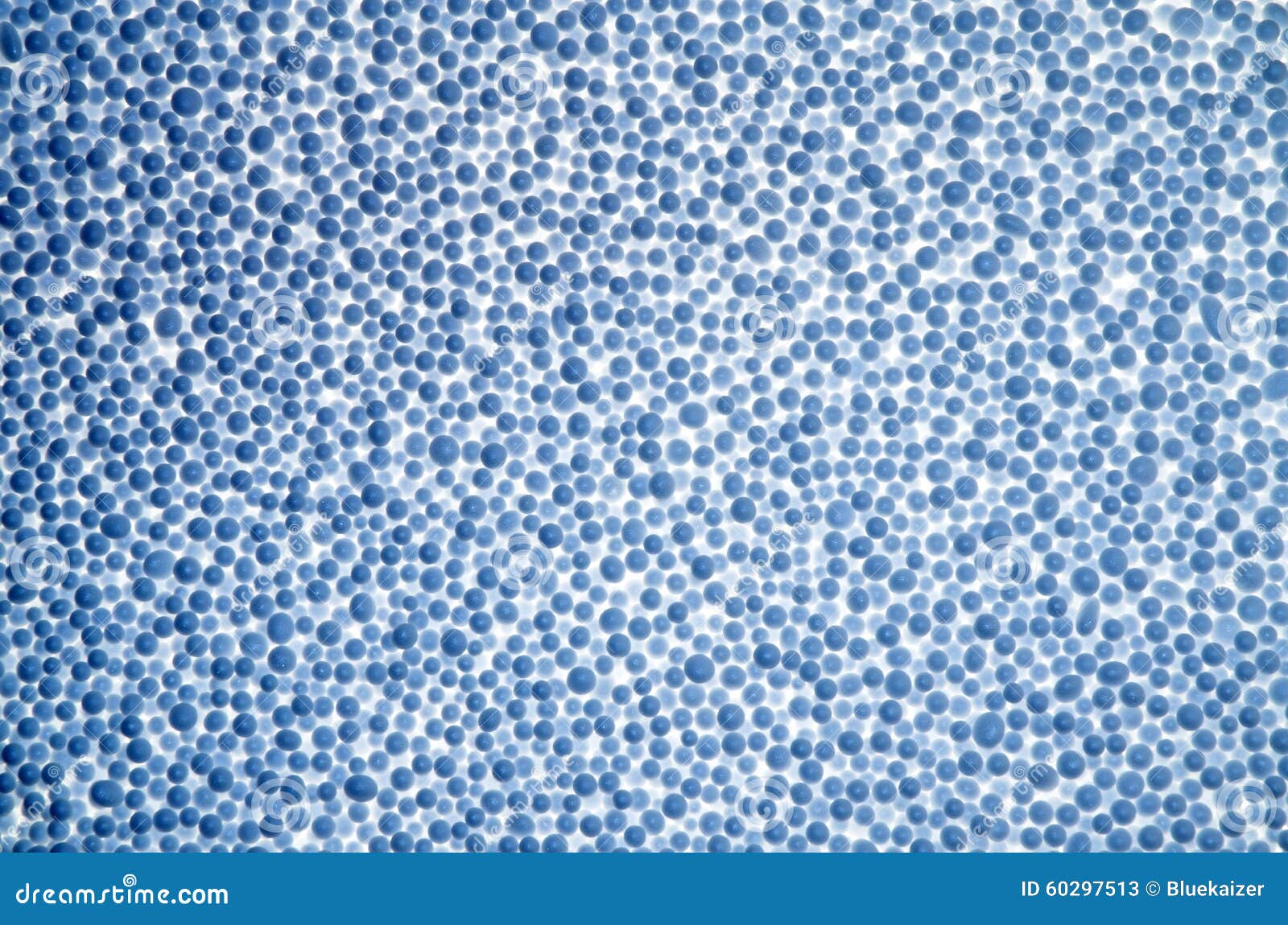 Abstract Background from Blue Styrofoam Ball Texture Stock Image ...