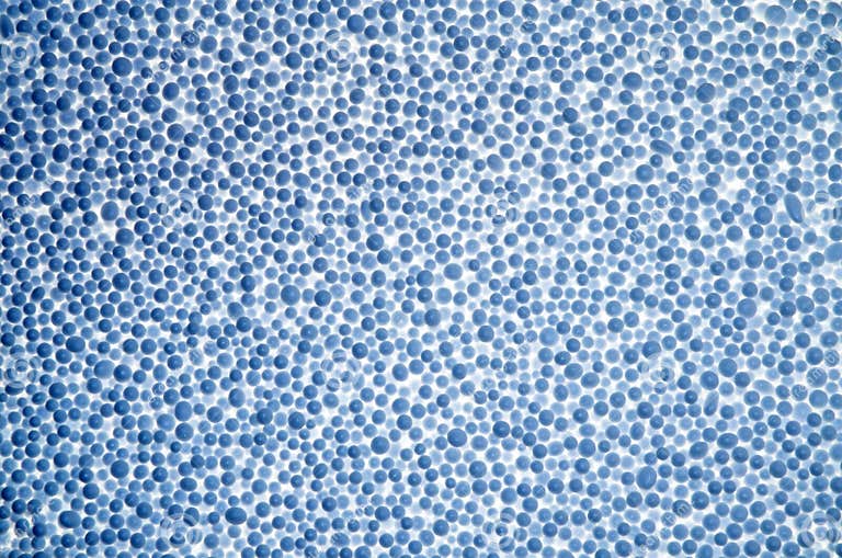 Abstract Background from Blue Styrofoam Ball Texture Stock Image ...