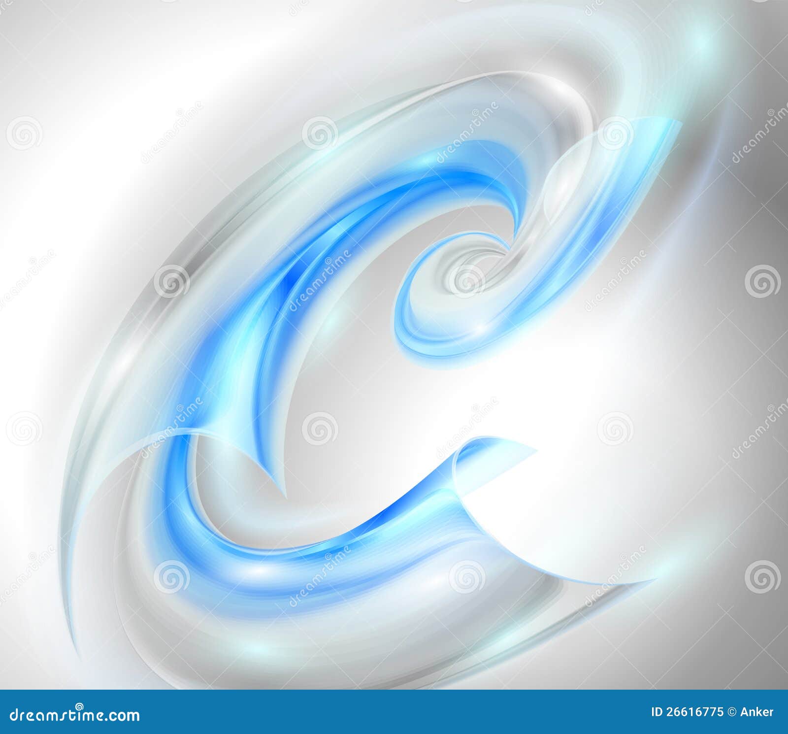 Abstract Background with Blue Swirl Stock Vector - Illustration of blur ...