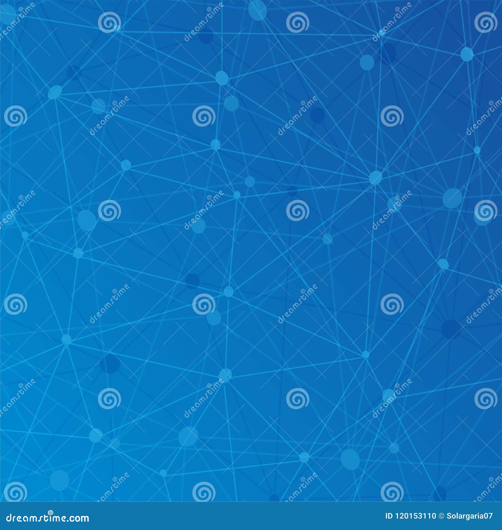 Abstract Background Blue Technology, Connection Diagram-Vector ...