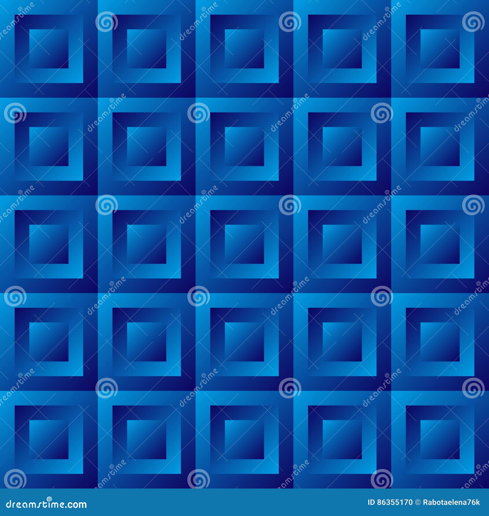 Abstract Background Blue Tiles Stock Vector - Illustration of repeat ...