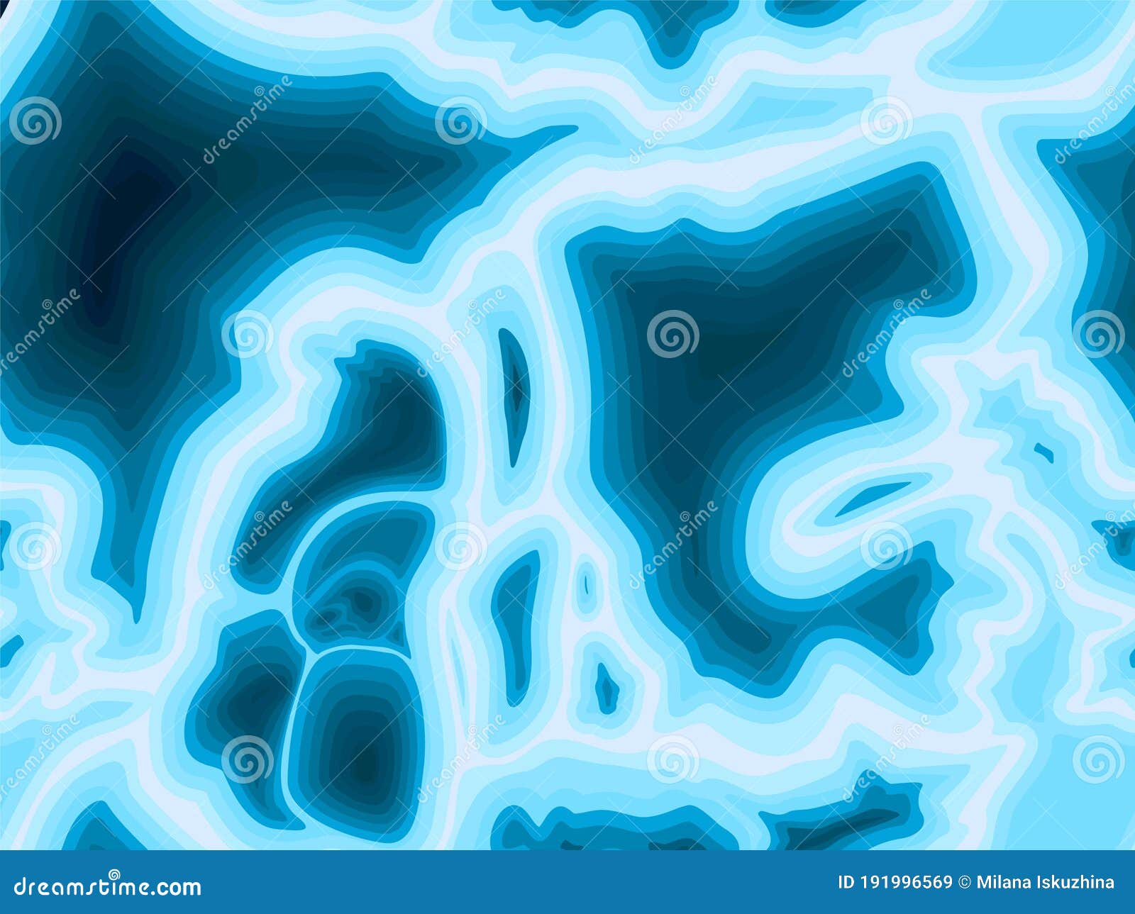 Abstract Background. Blue Topographic Map Pattern Stock Vector ...