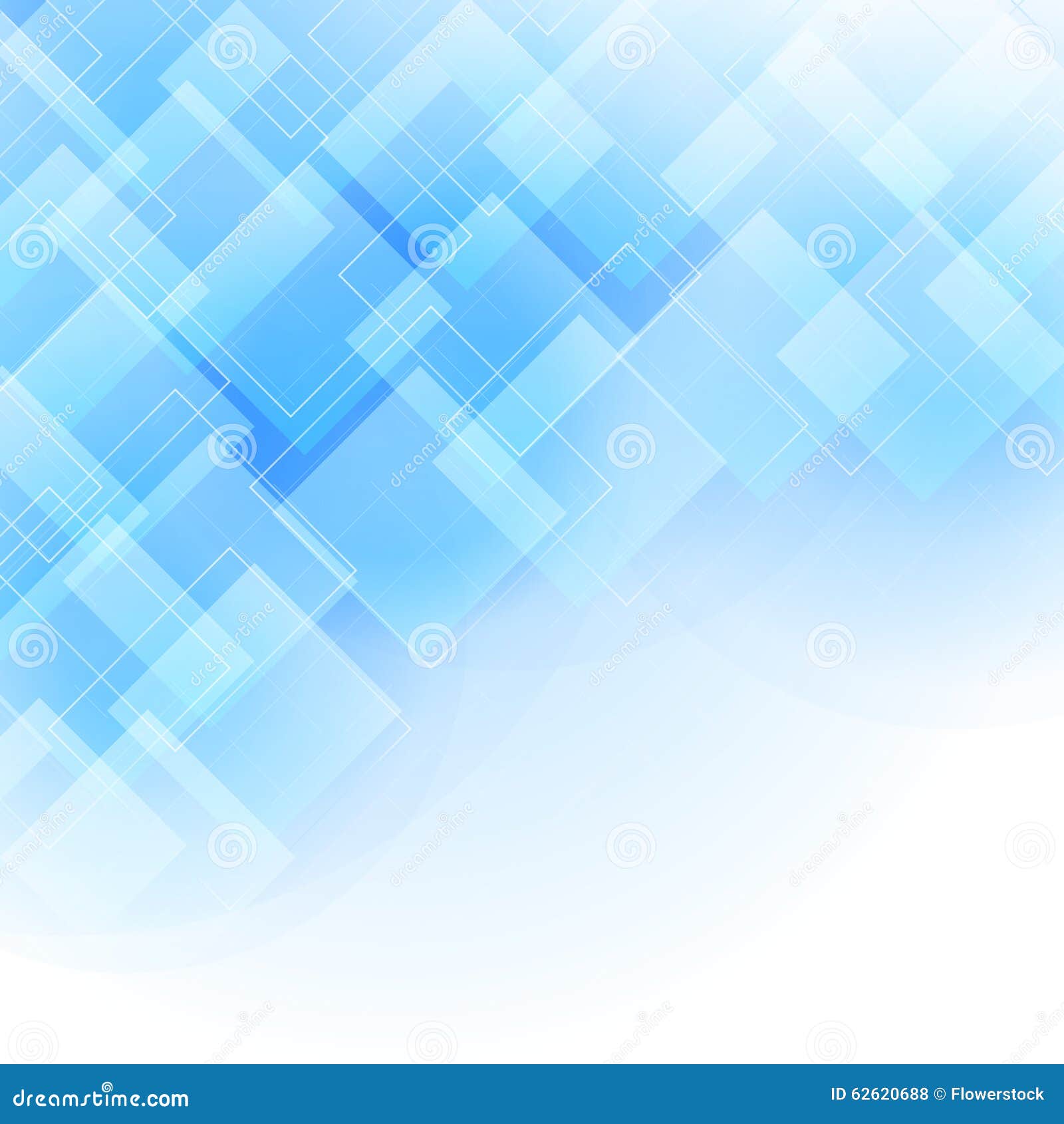 Abstract Background with Blue Transparent Rhombus Stock Vector ...