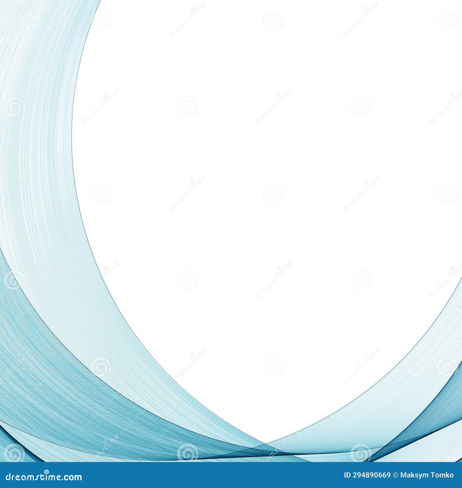 Abstract Background with Blue Transparent Wavy Lines. Eps 10 Stock ...