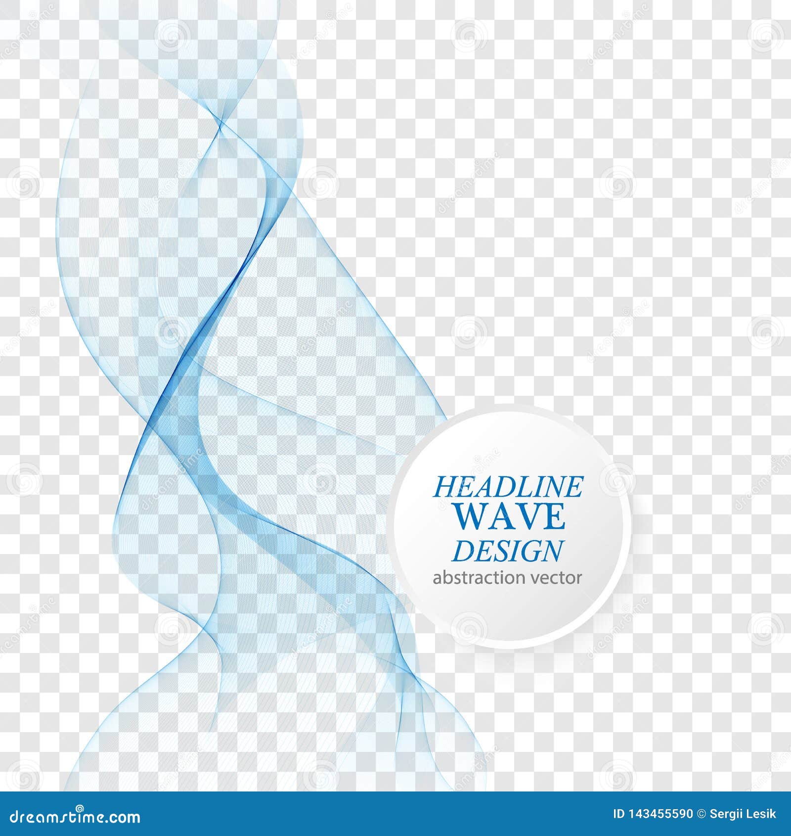 Abstract Background with Blue Vertical Wave. Vector Illustration for ...