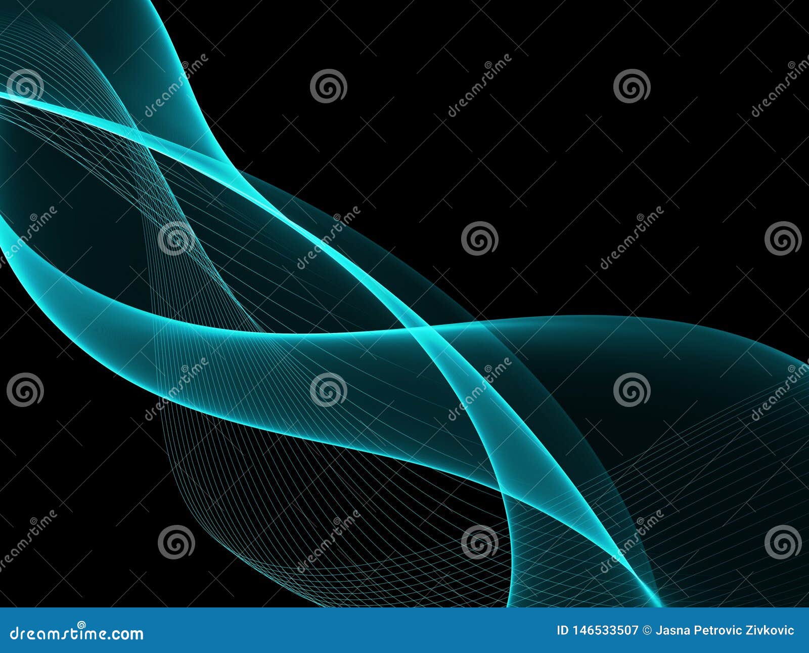 Abstract Background, Blue Waved Grid Lines for Brochure, Website, Flyer ...