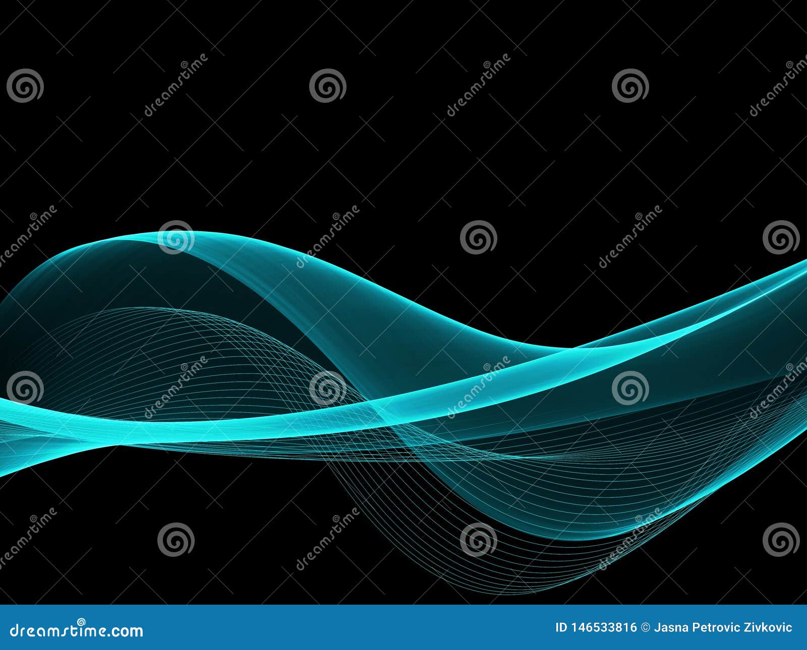 Abstract Background, Blue Waved Grid Lines for Brochure, Website, Flyer ...