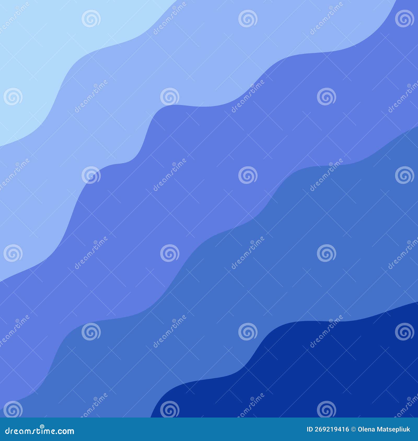 Abstract Background, Blue Waves. Nautical Theme, Square Blue Wavy ...