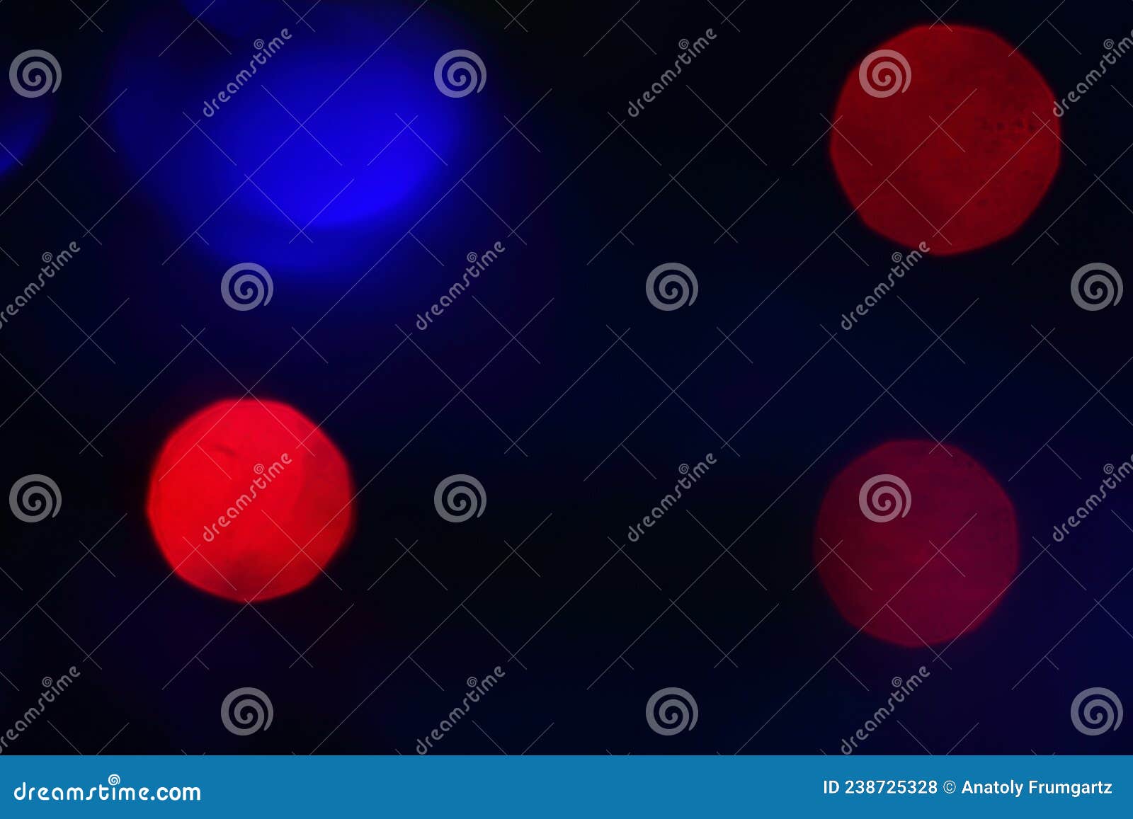 Abstract Background Blured Blue and Red Lights on Dark Background Stock ...