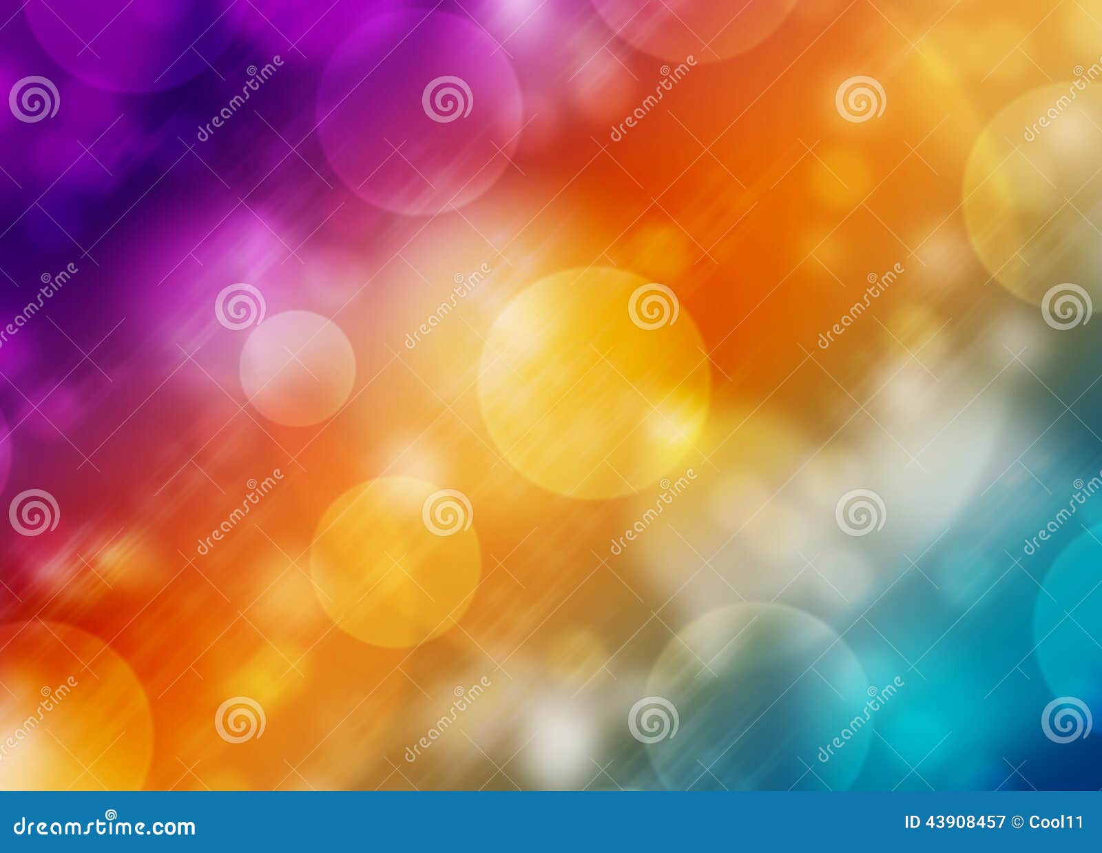 Abstract Colorful Background Bokeh Light Pattern Stock Illustration ...