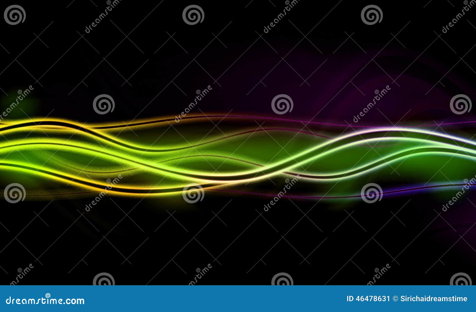 Blurred Neon Vector Font. Green Letters, Signs And Numerals On A Black ...