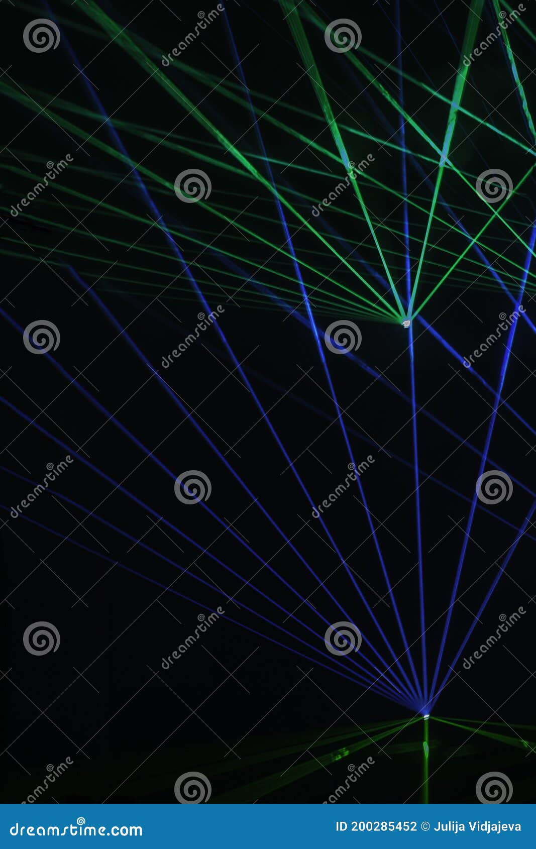 Abstract Background with Blurred Ray of Light. Lighting and Spotlights ...