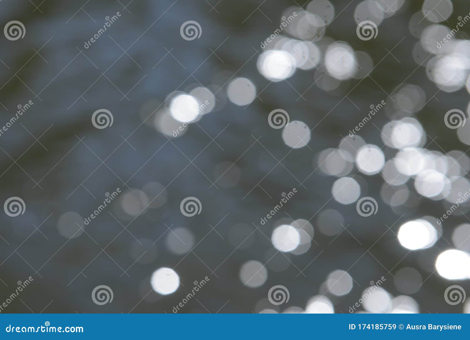 Abstract Background Bokeh Sun Light Reflections on Water Stock Image ...