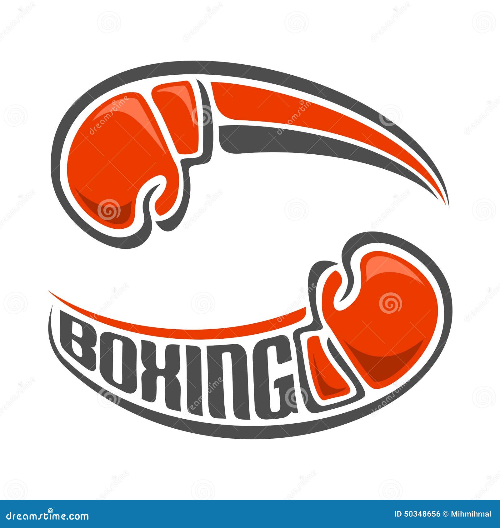 Abstract Background on the Boxing Theme Stock Vector - Illustration of ...