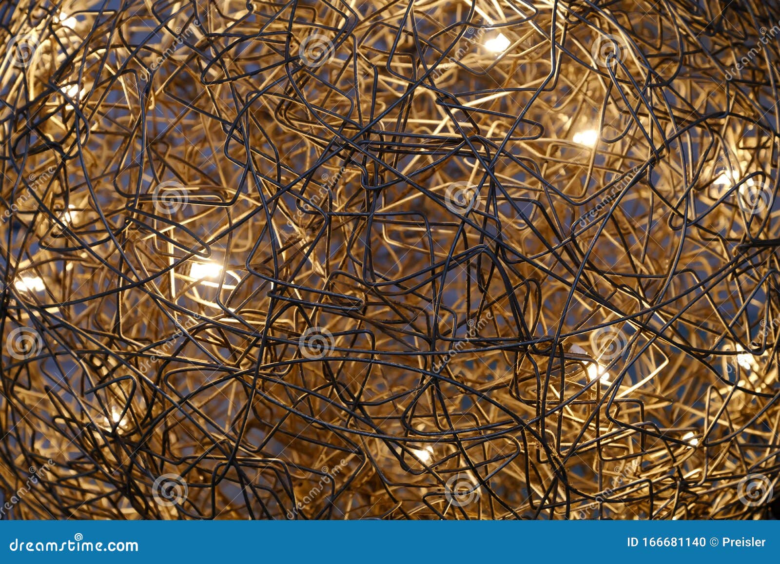 Abstract Background, Braided Wire and Lights Stock Photo - Image of ...