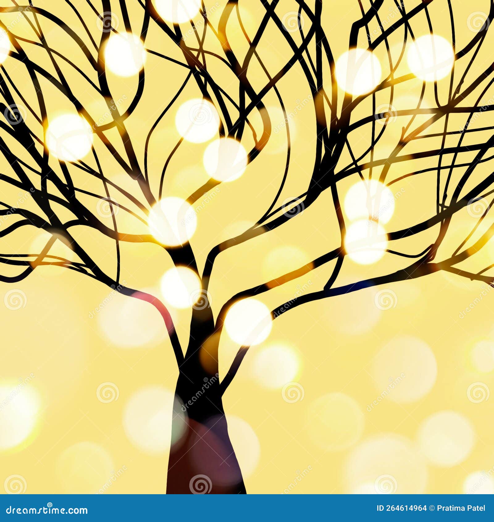 Abstract Background with Branches of Tree, Lines Pattern, Graphic ...