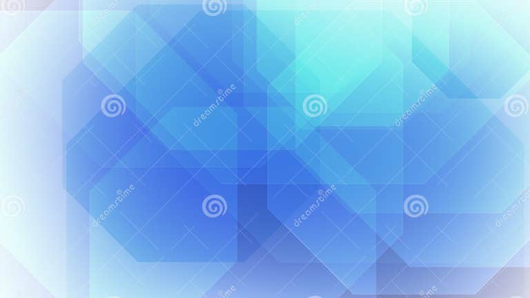 Abstract Background with Bright Blue Octagon Pattern for Innovative ...