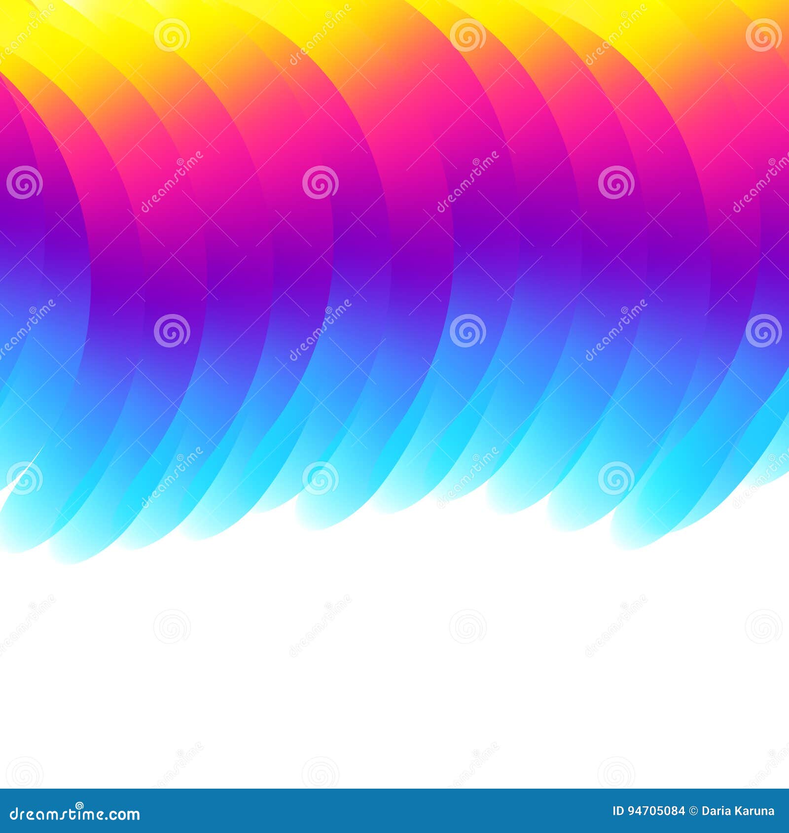 Abstract Background Bright Circular Geometry. White Space for Text ...