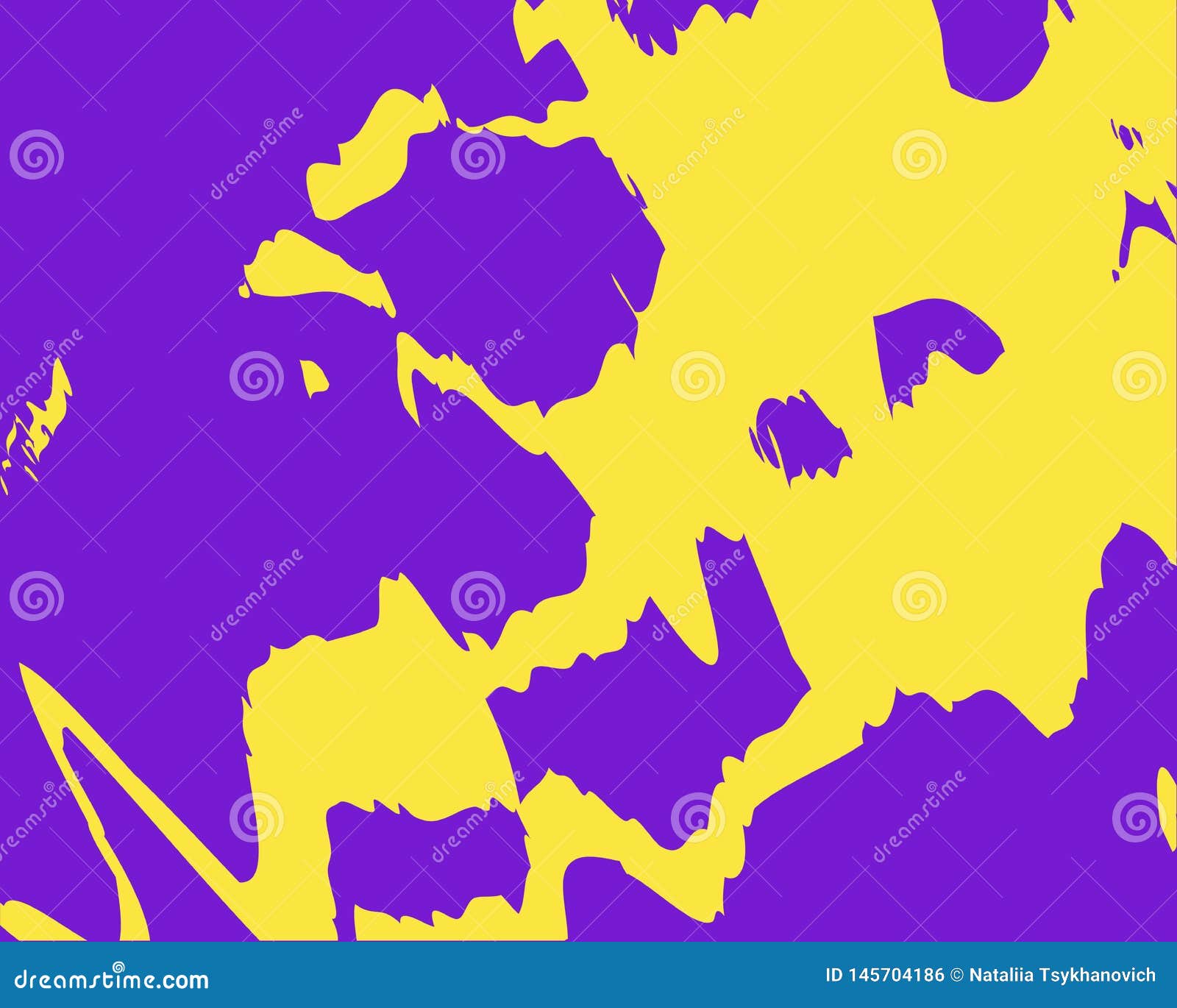 Abstract Background Bright Colored Lilac Yellow Blots Stock Vector ...