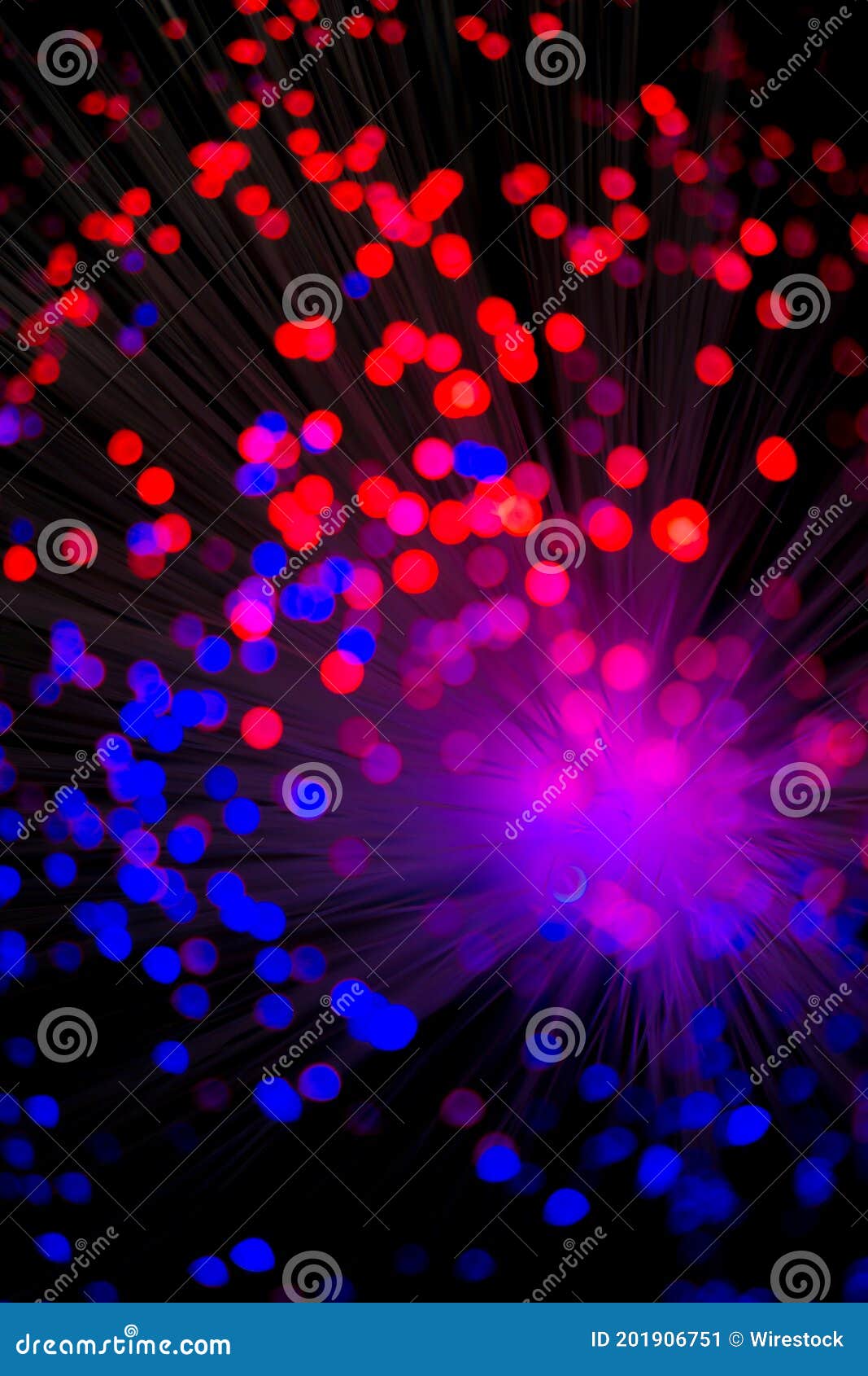 Abstract Background with Bright Colorful Dots of Light Stock Image ...