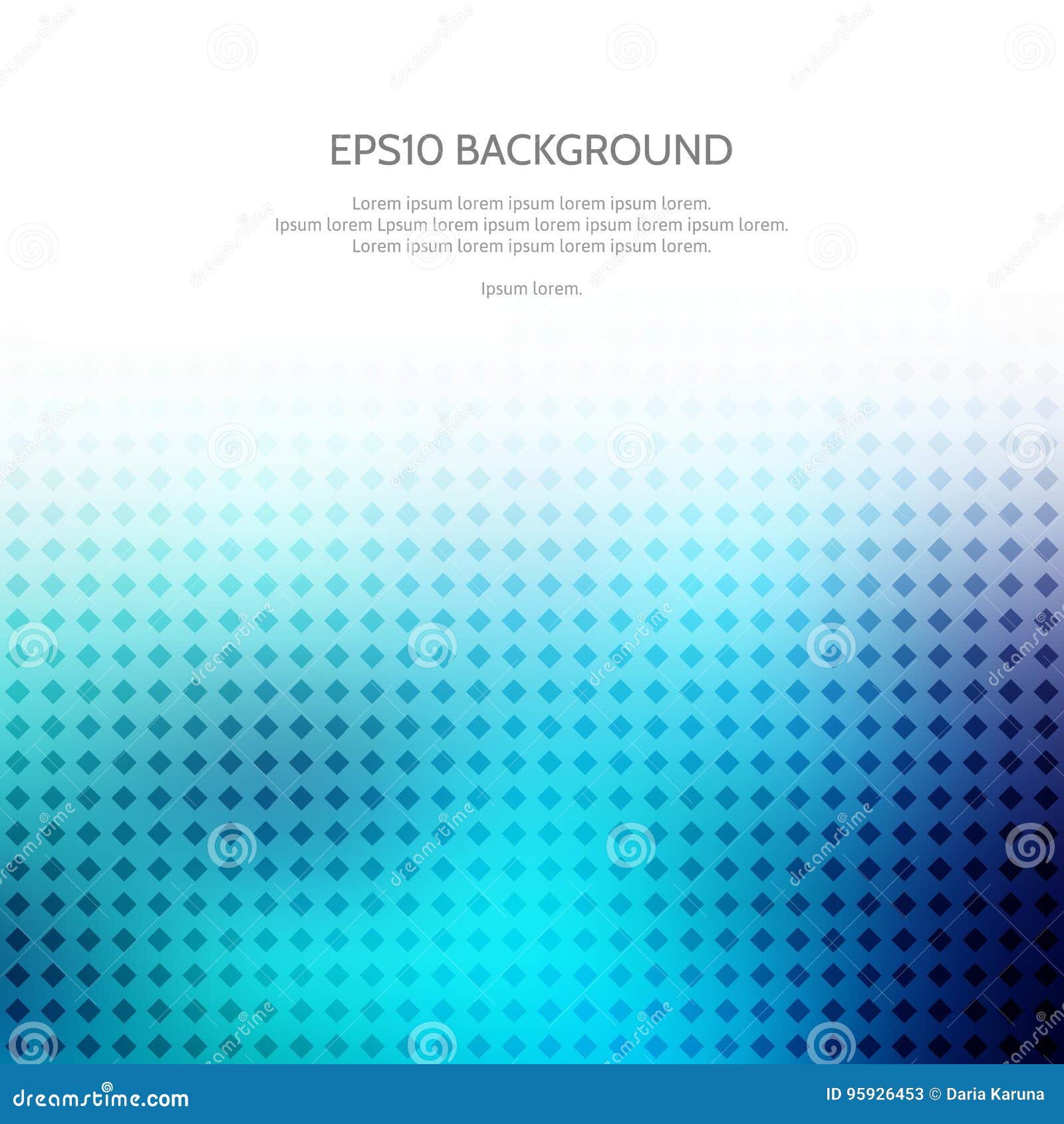 Abstract Background with Bright Shades of Blue. White Space for Text ...