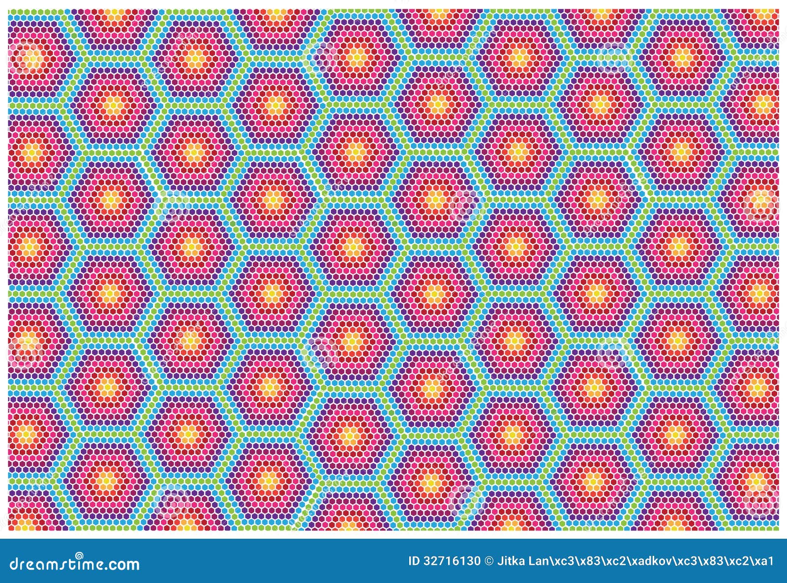 Abstract Background with Bright Squares Stock Illustration ...