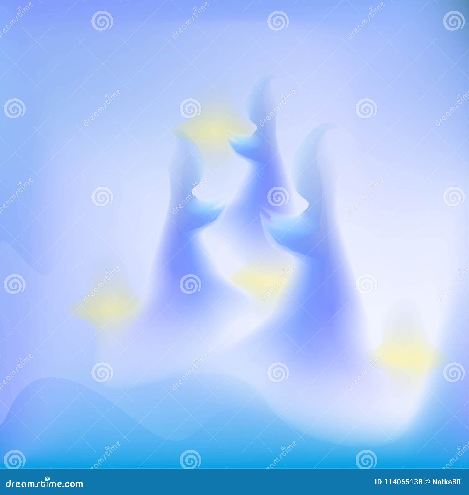 Abstract Ghost and Glow Background Stock Vector - Illustration of ...