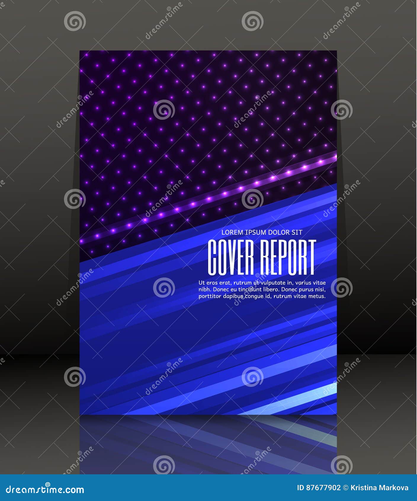 Abstract Background for Brochure, Cover. Template for the Poster ...