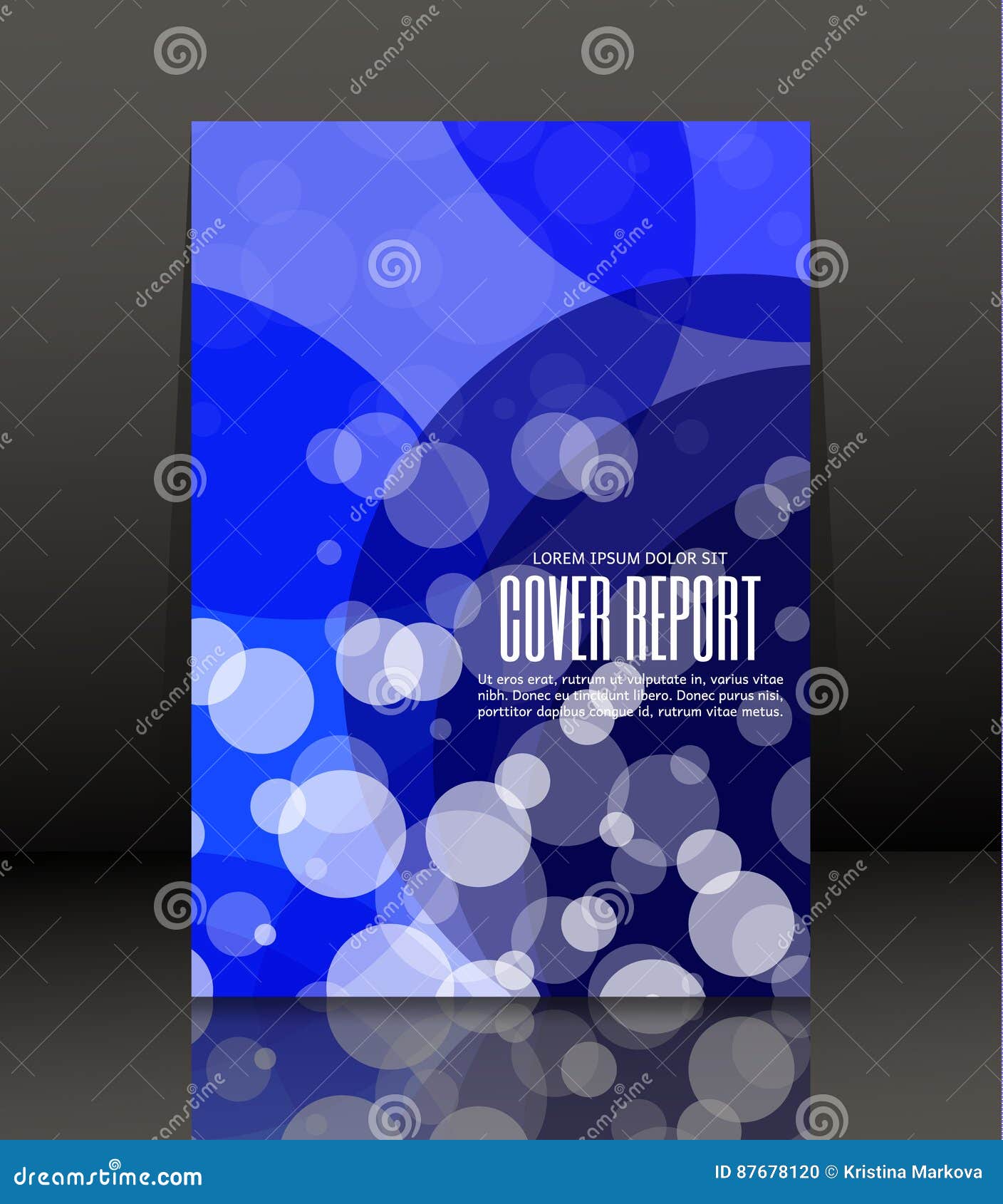 Abstract Background for Brochure, Cover. Template for the Poster ...